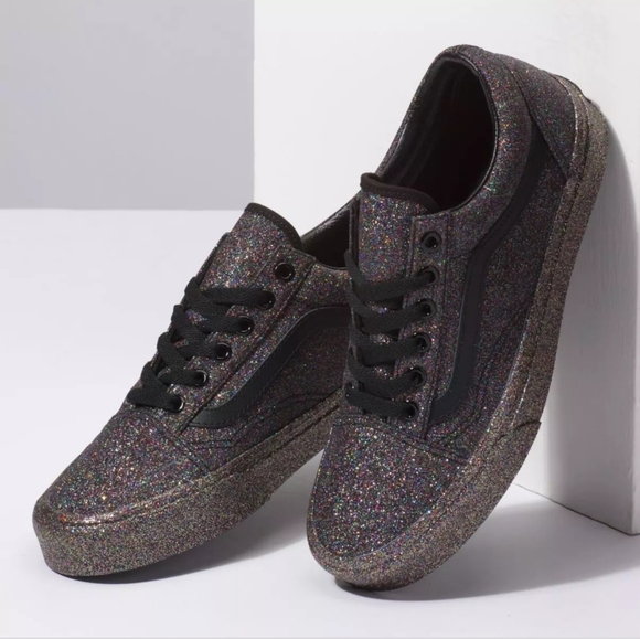 Vans | Shoes | Funky Fresh Glitter Old Skool Vans | Poshmark